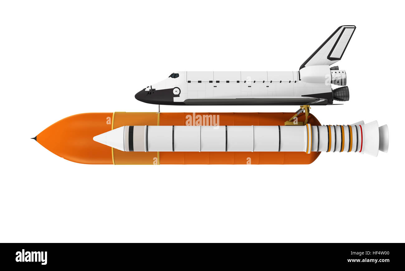 Space Shuttle Isolated Stock Photo - Alamy