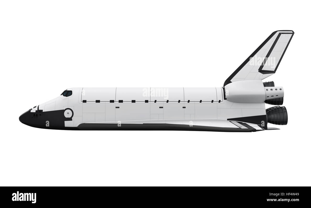 Space Shuttle Isolated Stock Photo - Alamy
