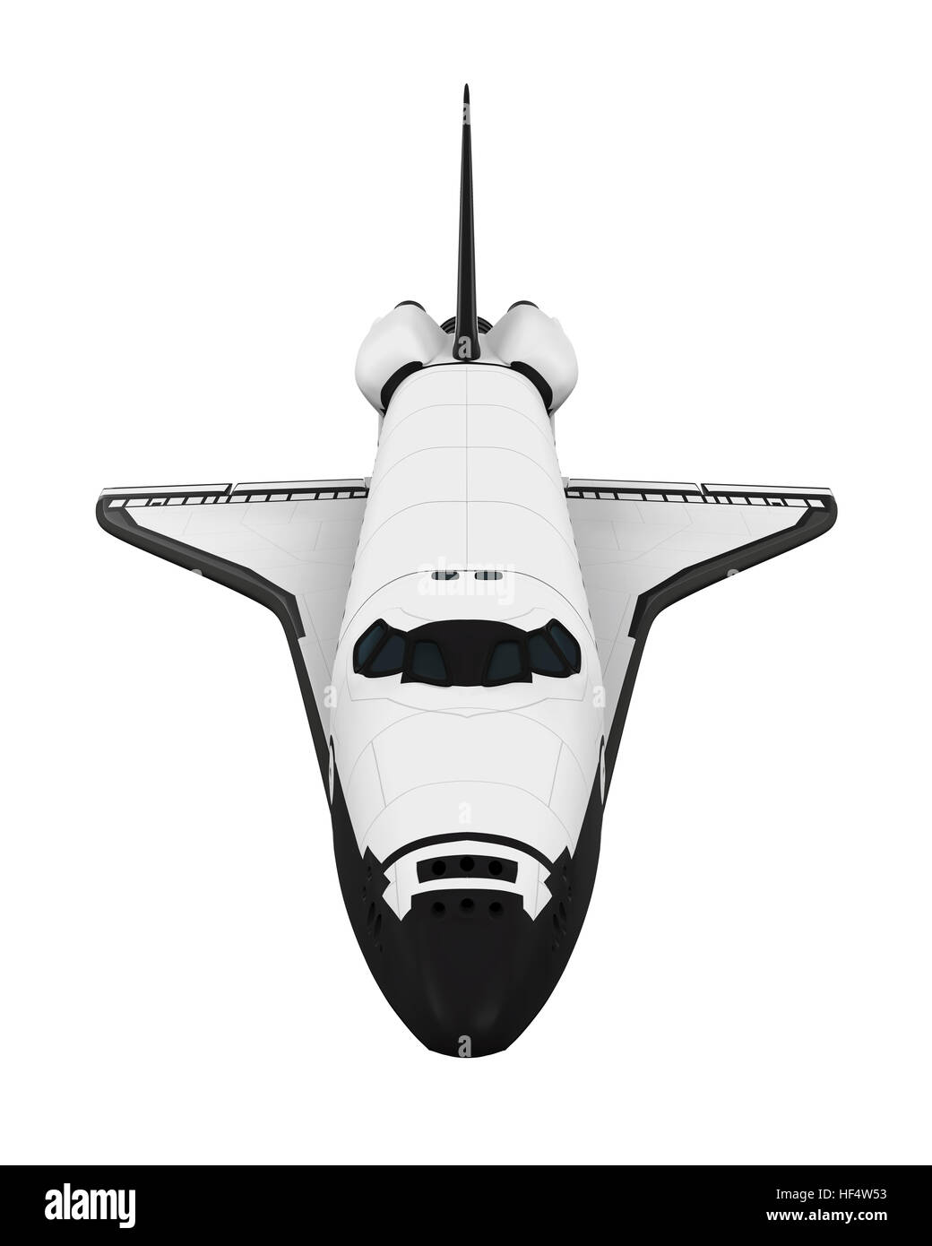 Space Shuttle Isolated Stock Photo - Alamy