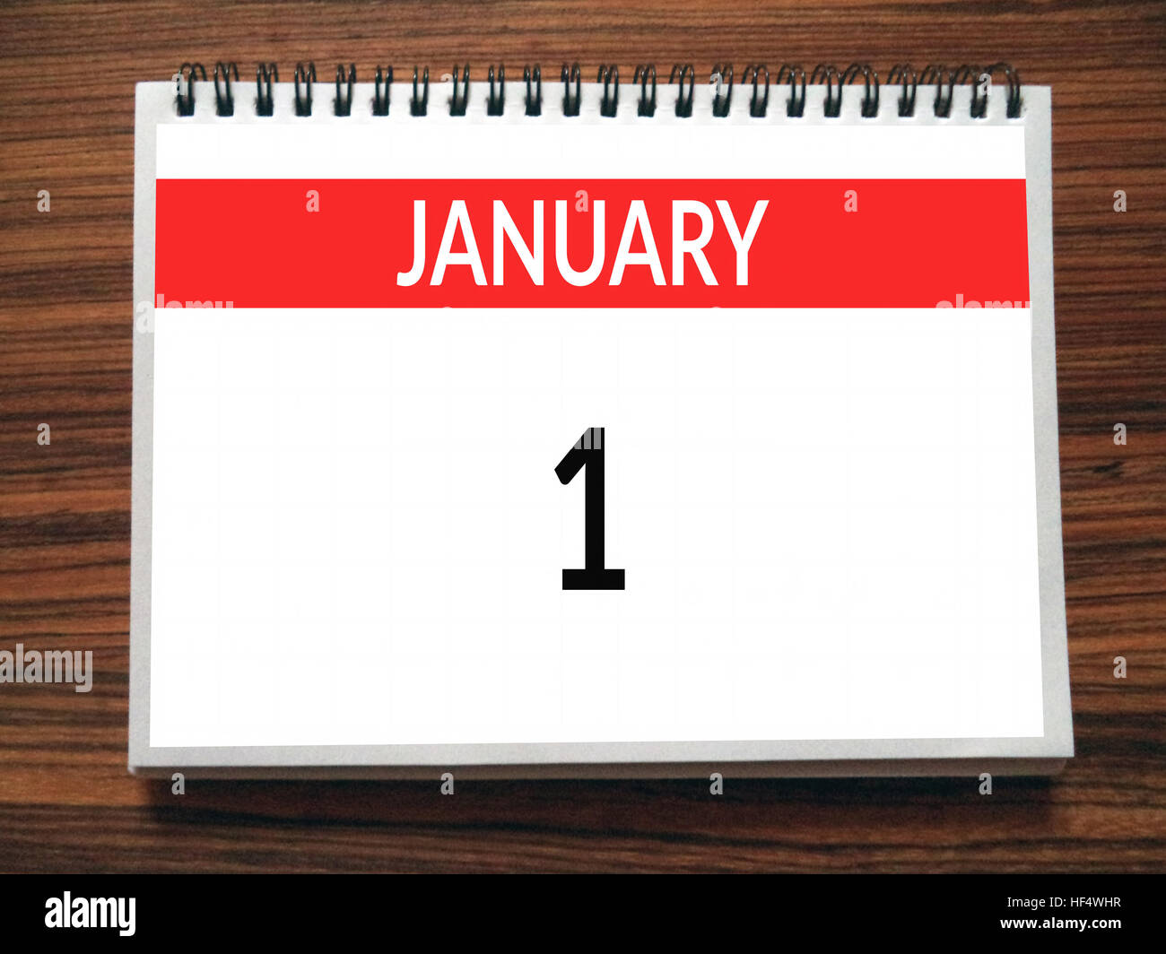 Calendar, January 1, motivation, poster, quote, illustration Stock ...