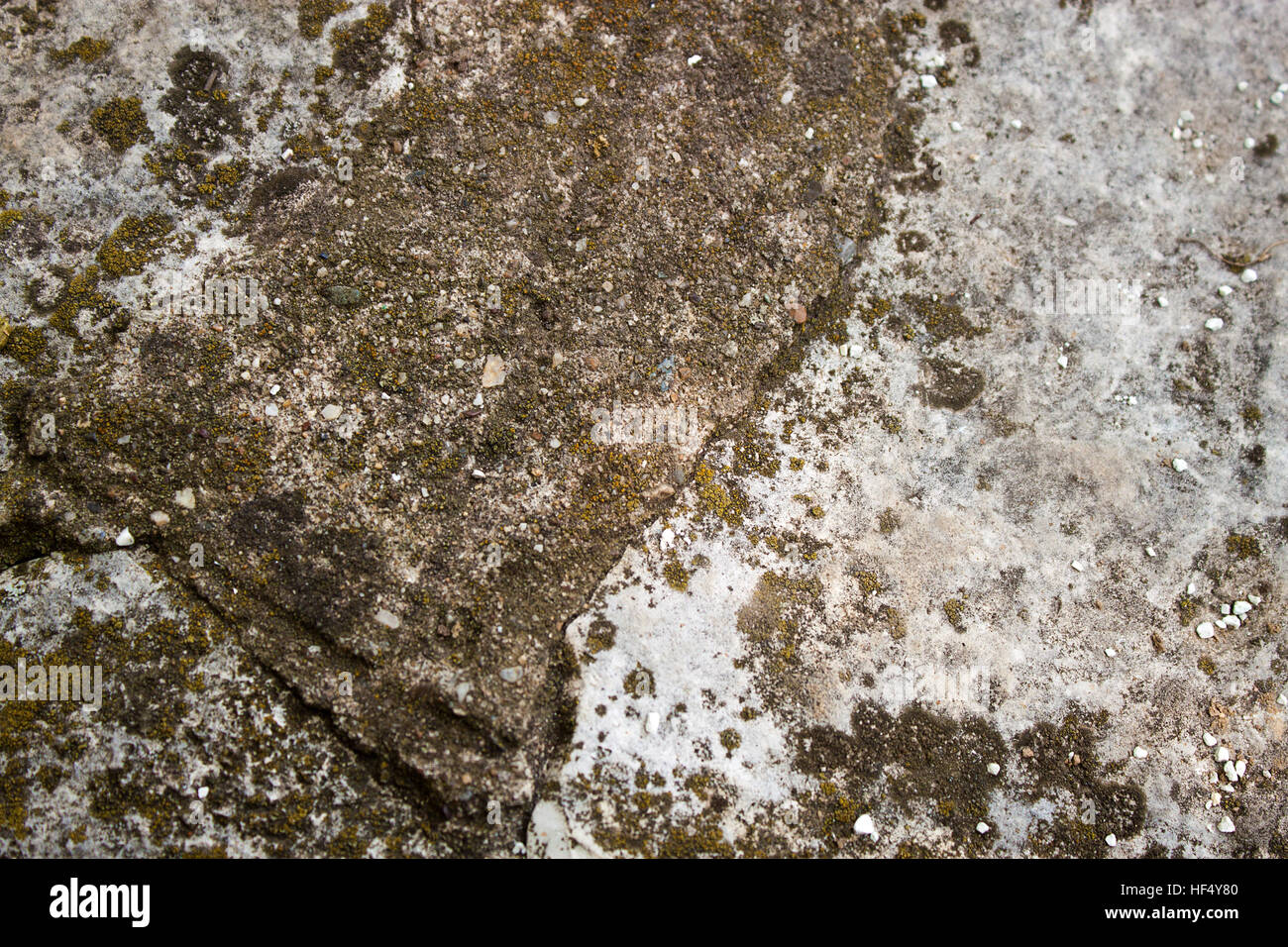 Rough stone surface with moss texture background Stock Photo - Alamy