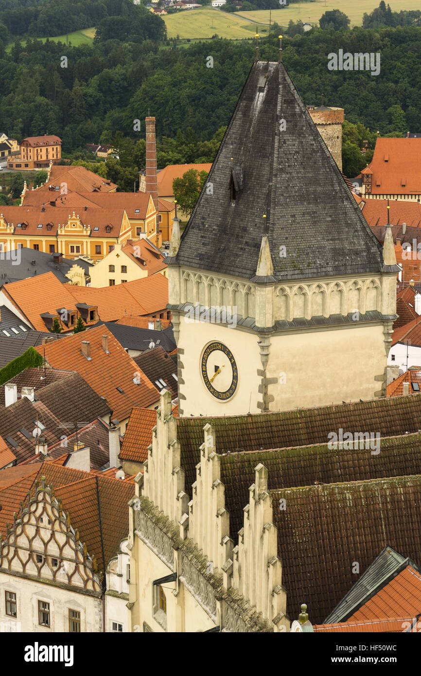 Aerial view of town Tabor in the Czech Republic Stock Photo - Alamy