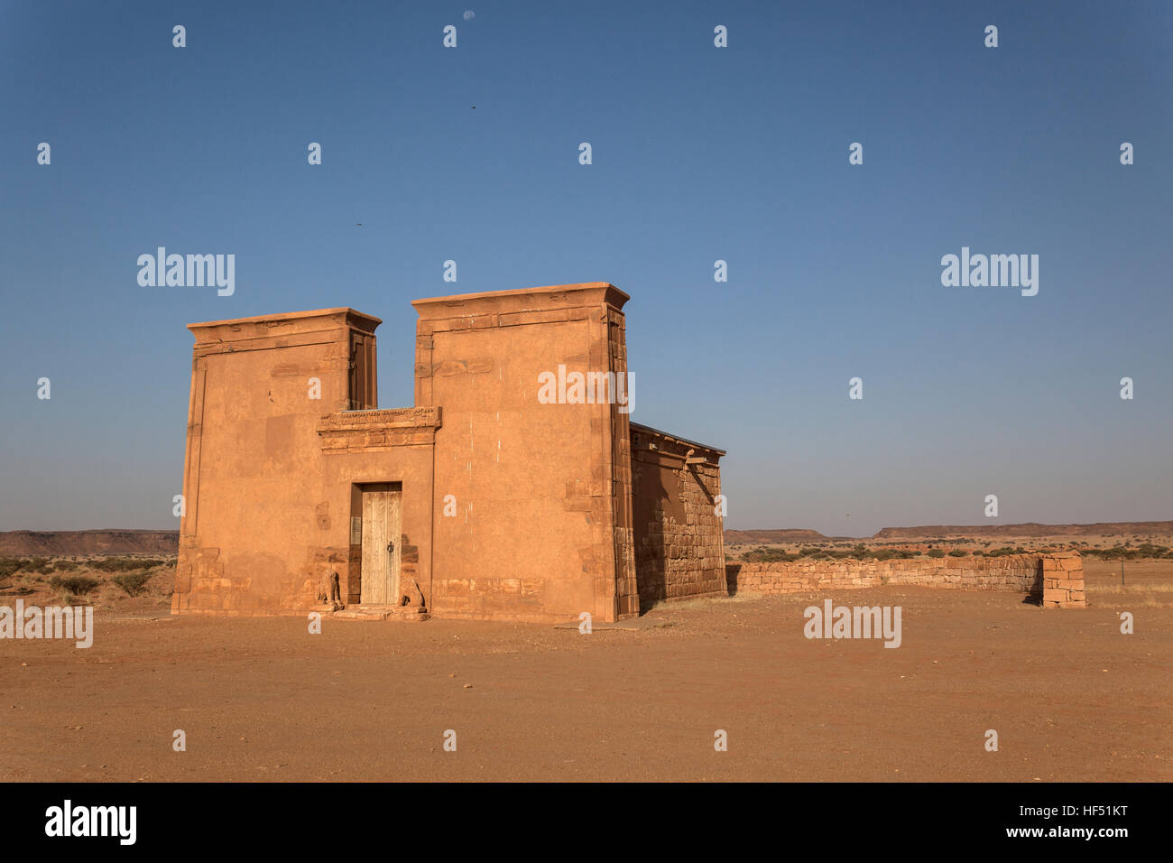 The Lion Temple dedicated to Apedemak, Naqa, Sudan, Africa Stock Photo ...