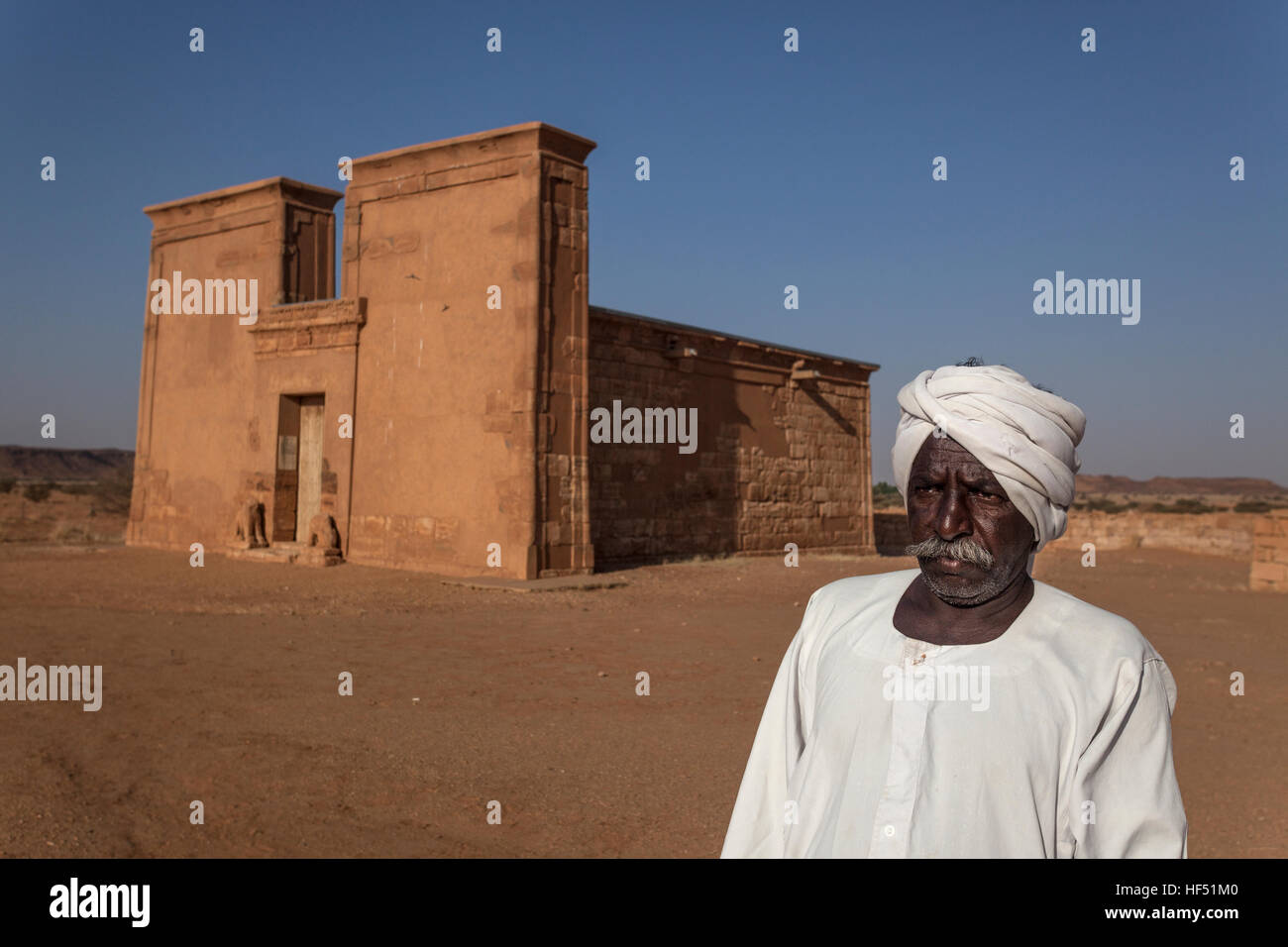 The Lion Temple dedicated to Apedemak, Naqa, Sudan, Africa Stock Photo ...