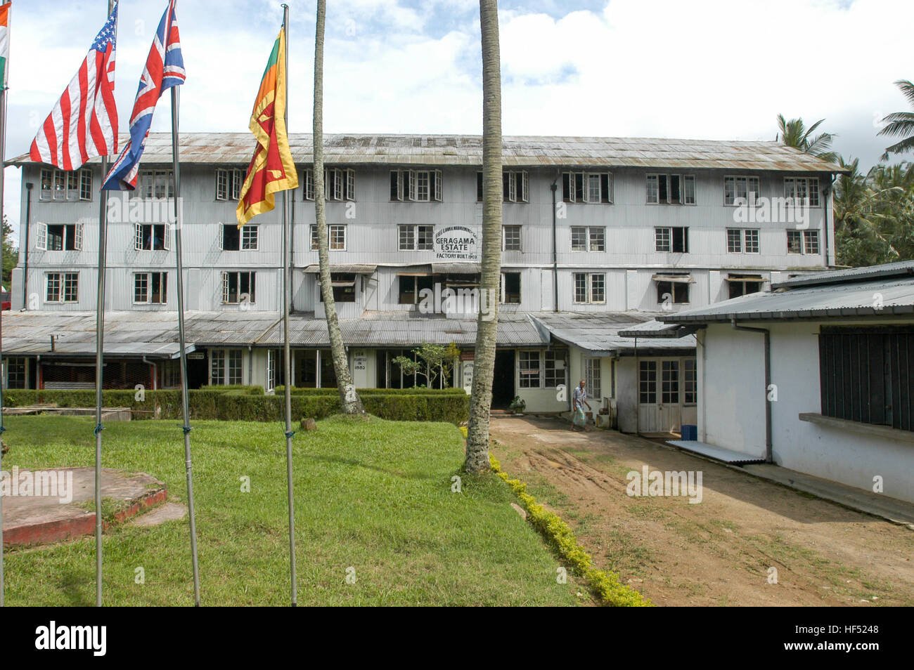 Kandy, Sri Lanka - 17 December 2004: Geragama Tea Factory near Kandy on ...