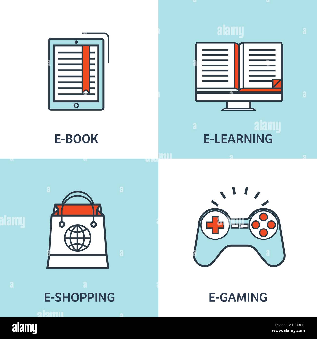 Gaming surfing Stock Vector Images - Alamy