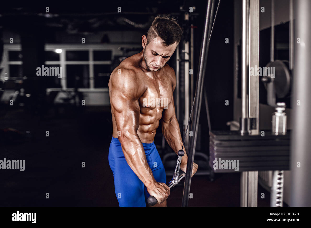 Bodybuilding bodybuilder muscles muscle hi-res stock photography and ...