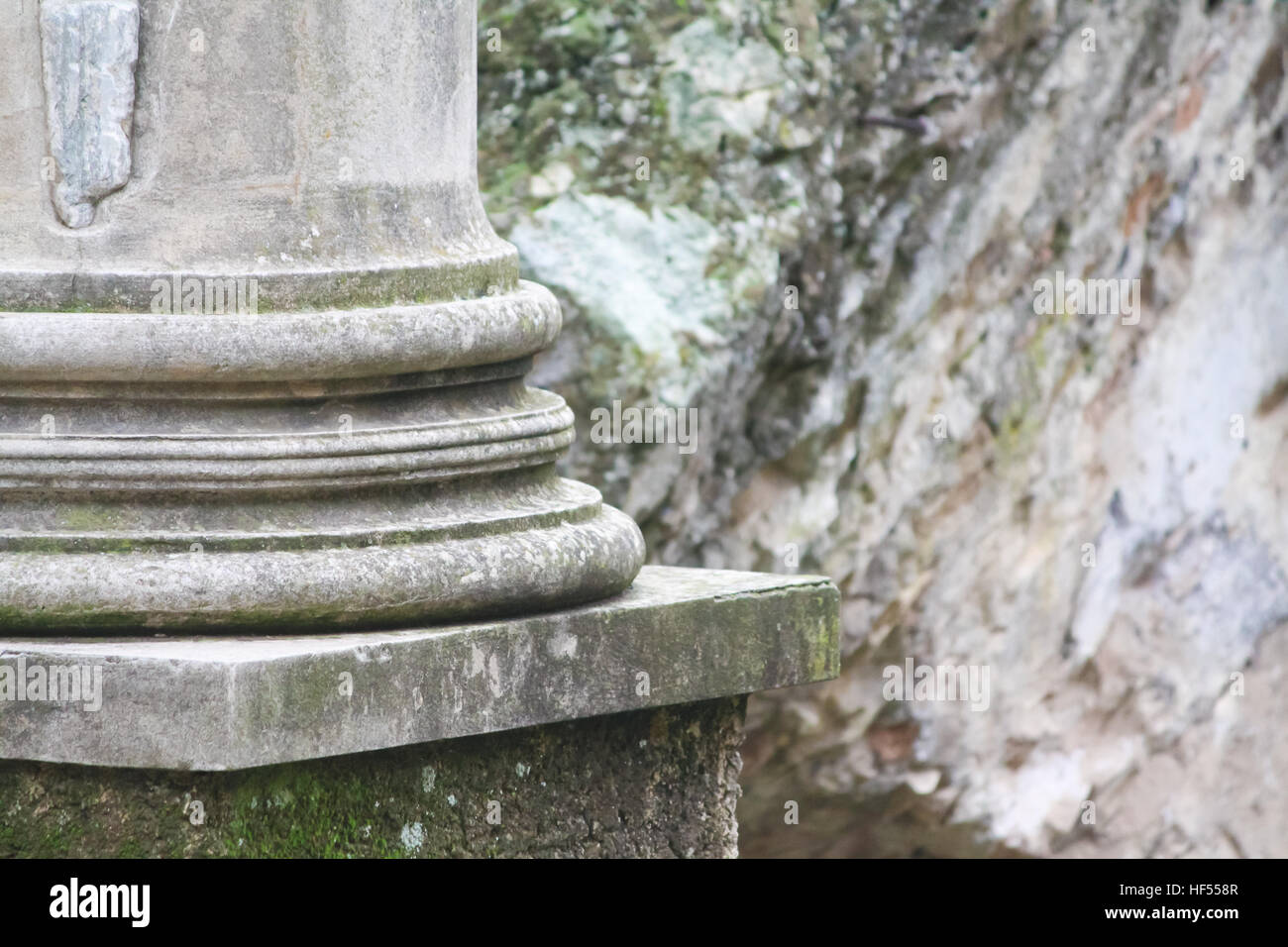 Roman column base Stock Photo - Alamy