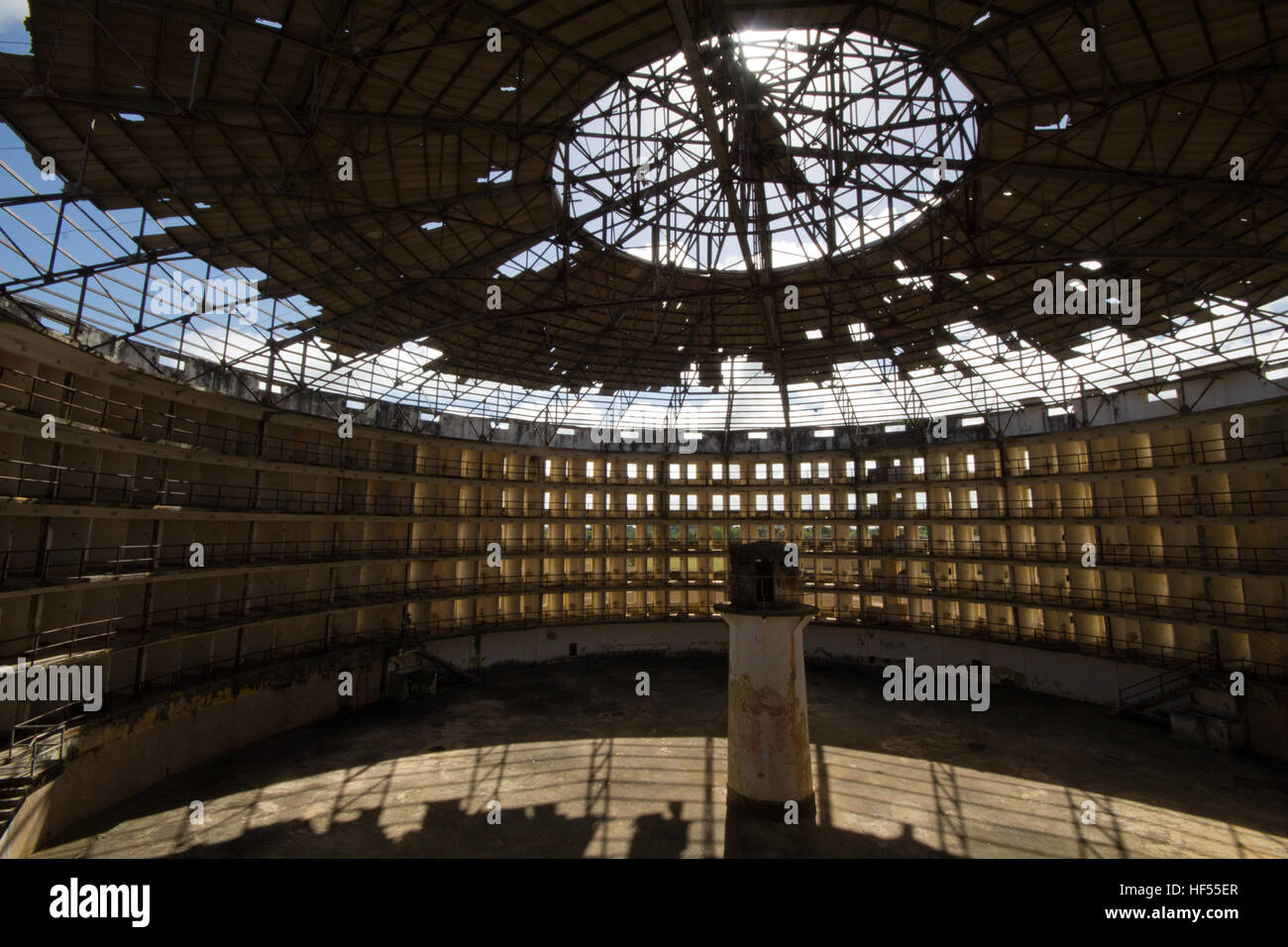 The Presidio Modelo prison on the Isle of Youth, Cuba where Fidel ...