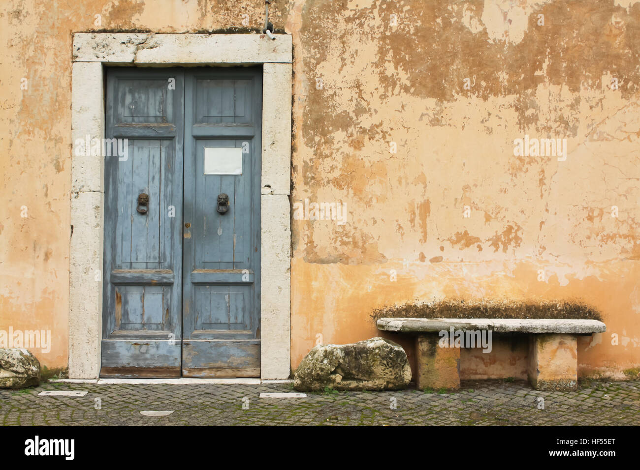 weathered wooden door Stock Photo - Alamy