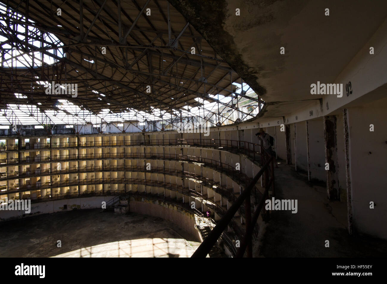 The Presidio Modelo prison on the Isle of Youth, Cuba where Fidel ...