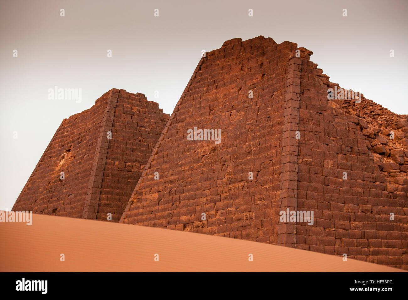 The Meroe pyramids, Sudan, Africa Stock Photo - Alamy