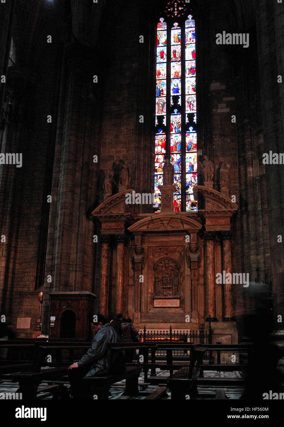 Gothic window in the cathedral of Milan: Milan Cathedral, Duomo ...