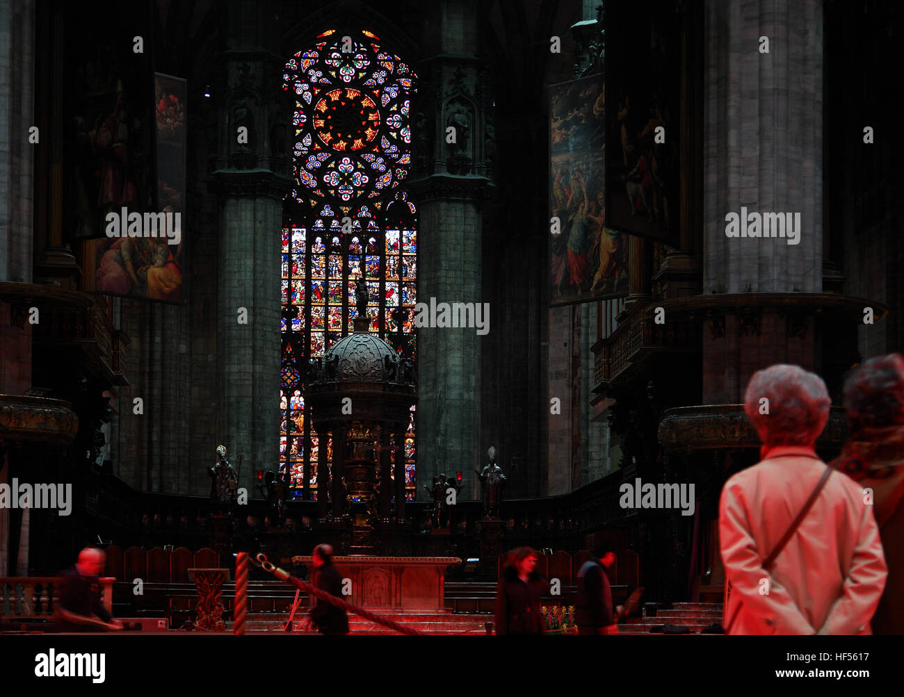 Gothic window in the cathedral of Milan: Milan Cathedral, Duomo ...