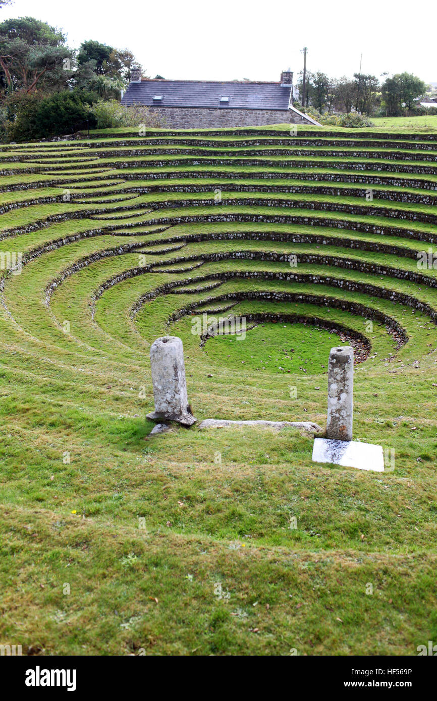 Gwennap Pit Cornwall Stock Photo - Alamy