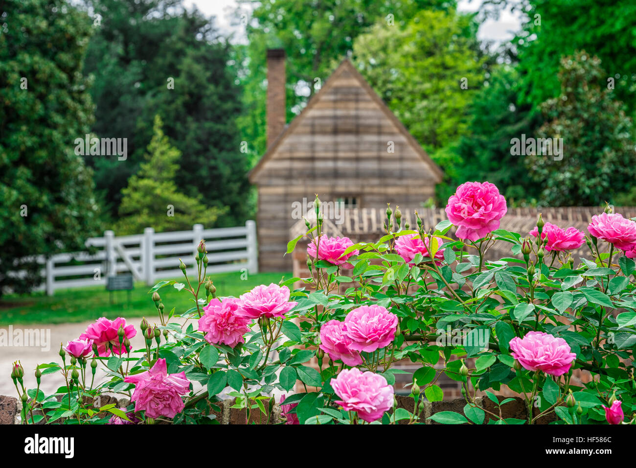 Gardens at George Washington's Mount Vernon home Stock Photo - Alamy
