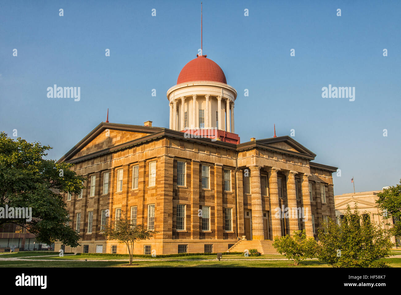 Illinois Old State Capitol building Stock Photo - Alamy