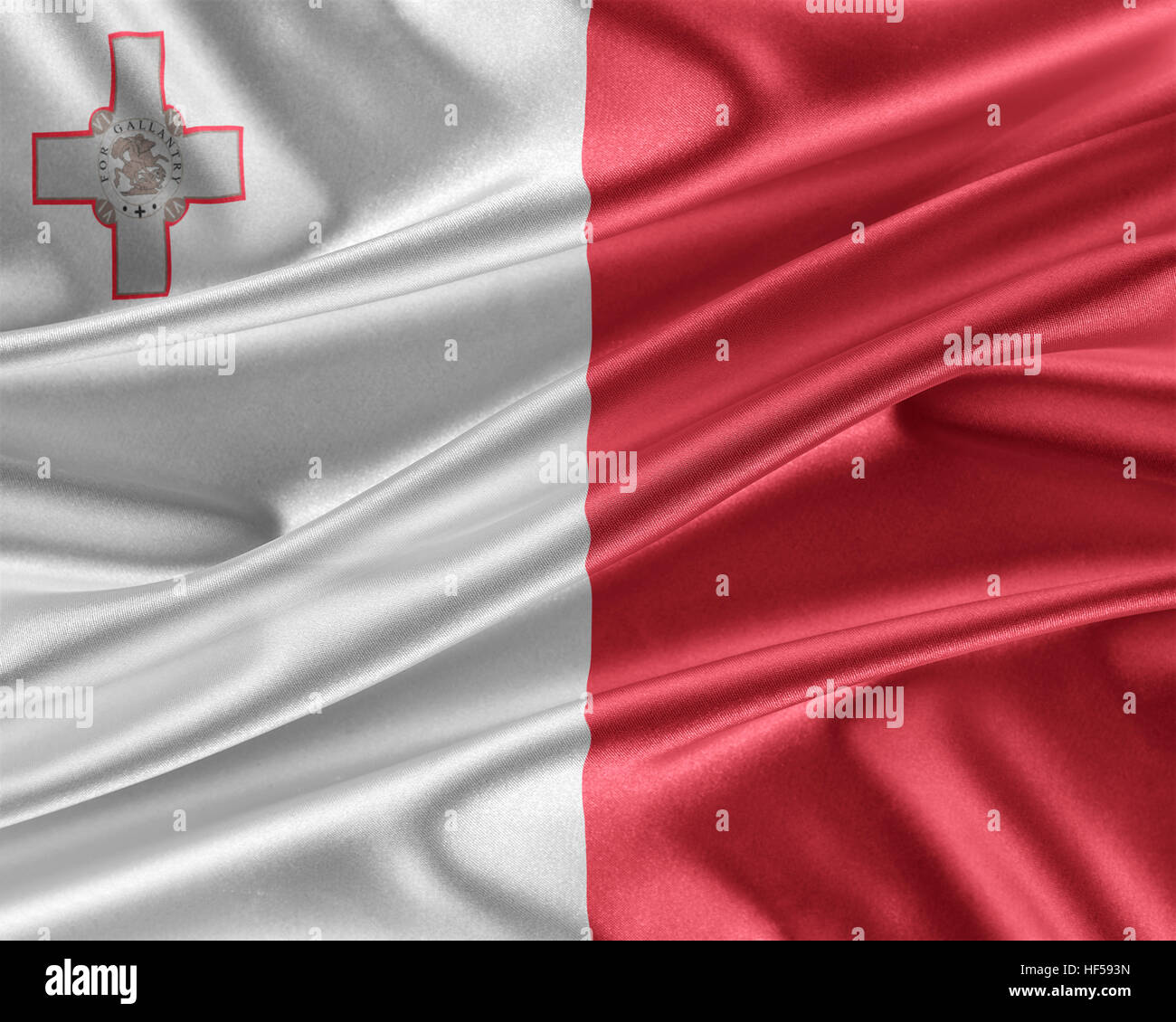 Malta silk flag hi-res stock photography and images - Alamy