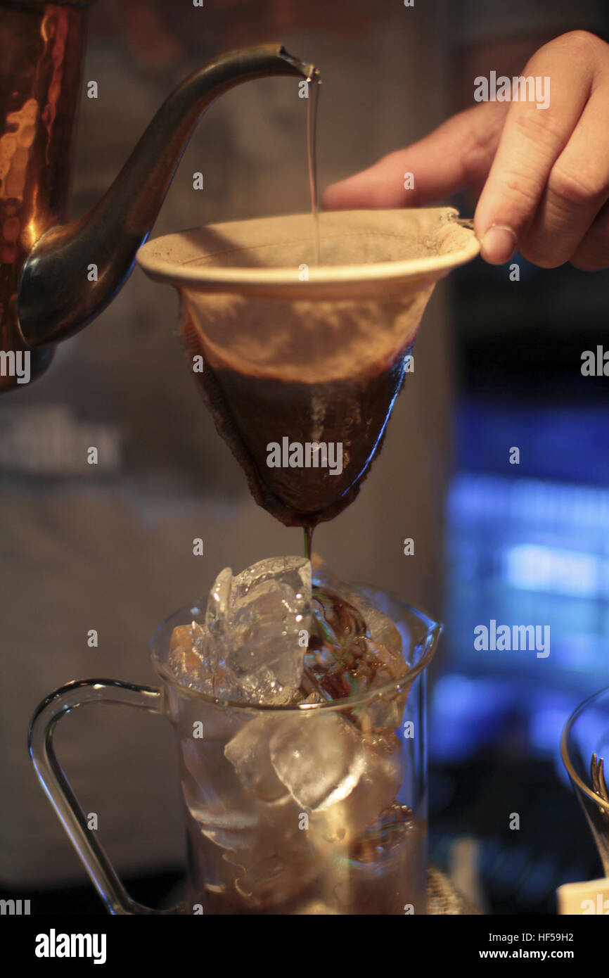 Feng coffee Big head Fang Stock Photo - Alamy