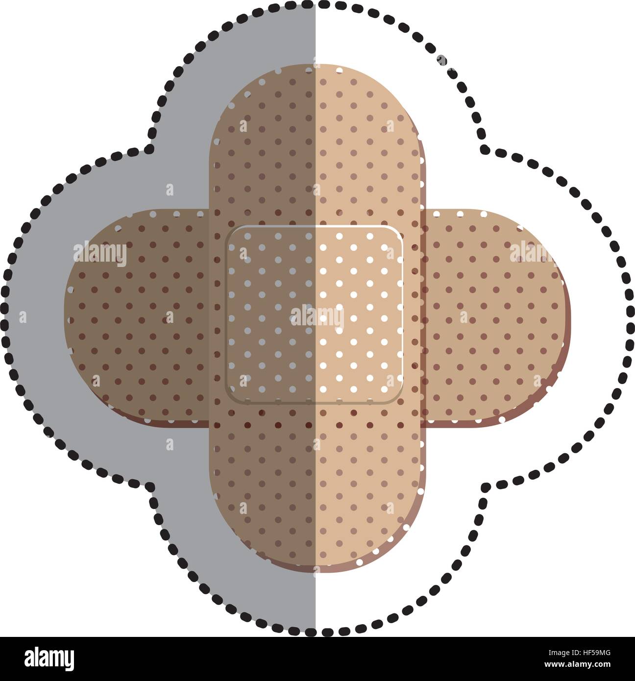 Bandage icon. Medical heath care and hospital theme. Isolated design ...