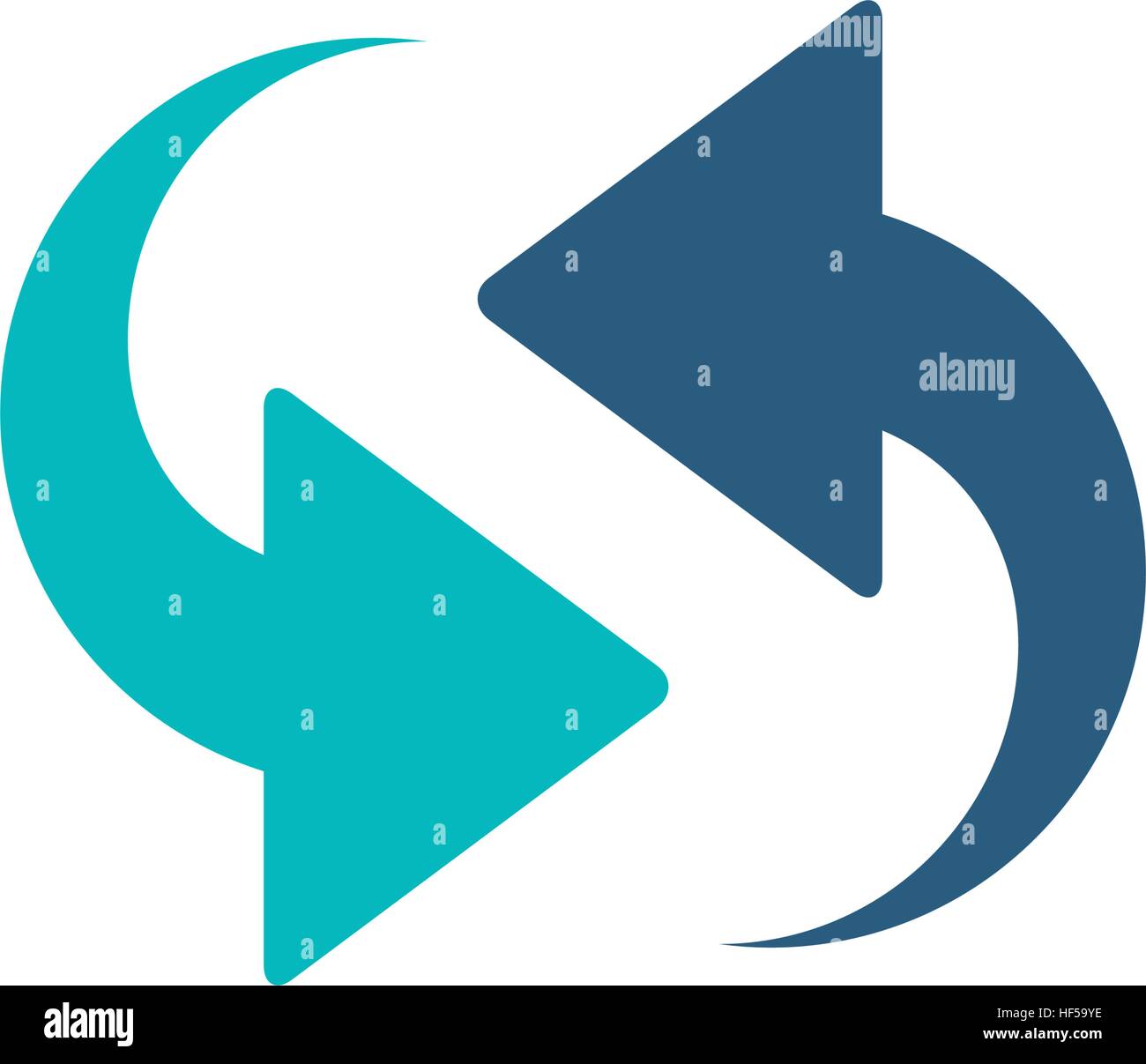 Arrows icon. App media multimedia internet and web theme. Isolated ...