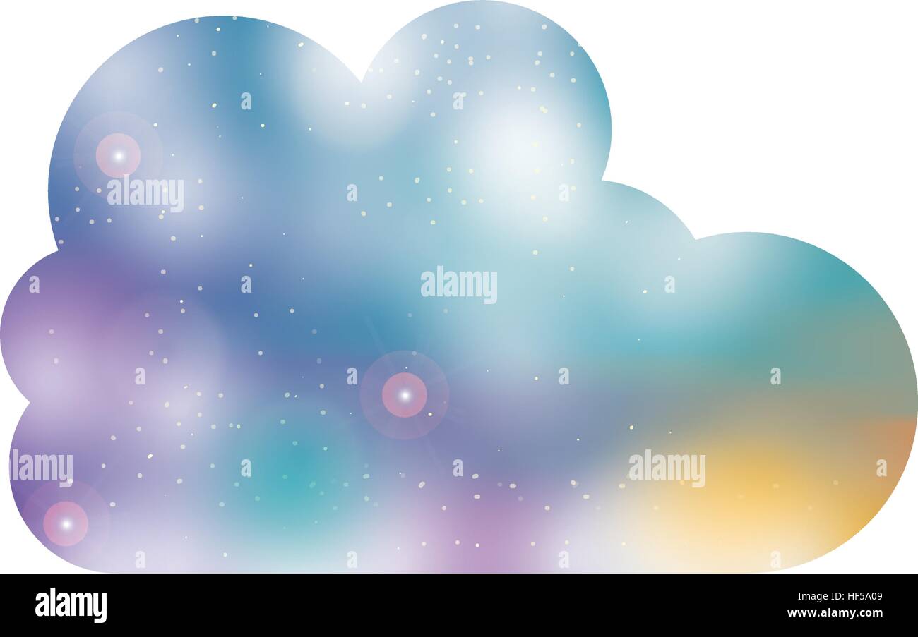 Cloud Computing Icon Storage Technology Virtual And Network Theme Isolated Design Vector