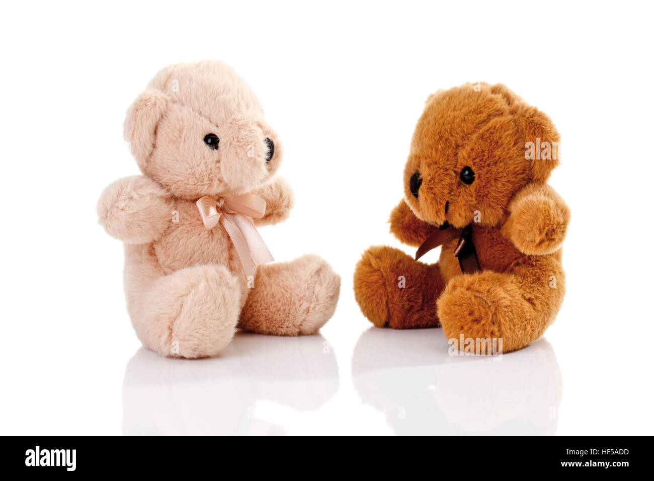 Two teddy bears Stock Photo - Alamy