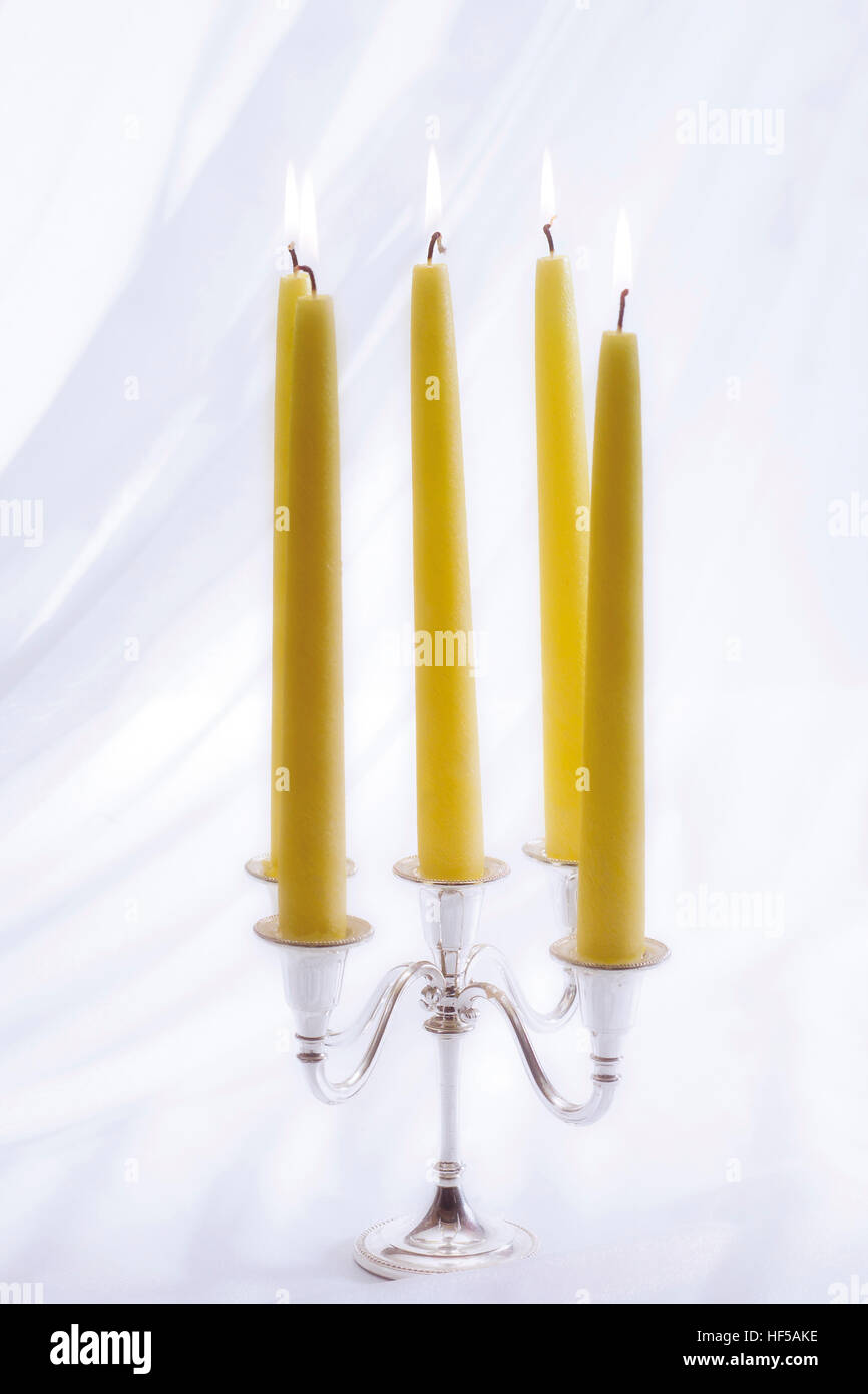 Five candle holders hi-res stock photography and images - Alamy