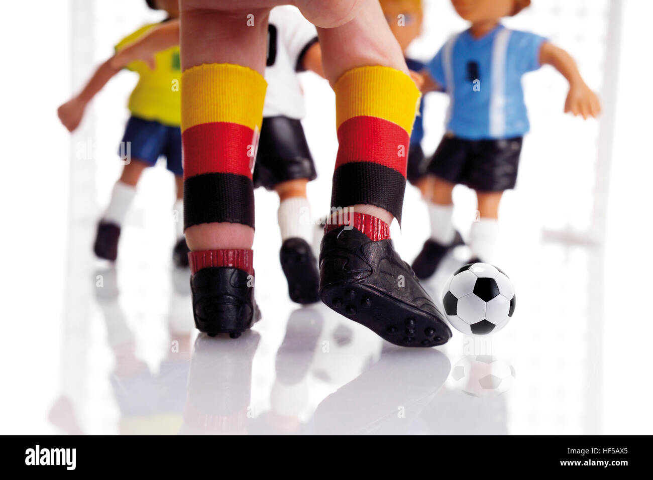 Finger football, players Stock Photo - Alamy