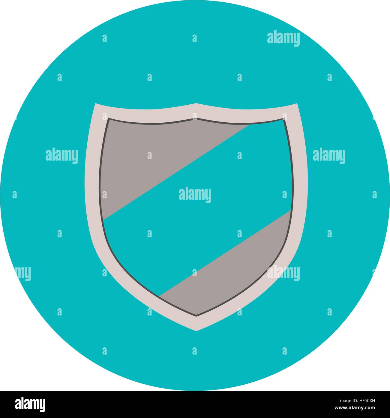 Shield icon. Security system warning and protection theme. Isolated ...