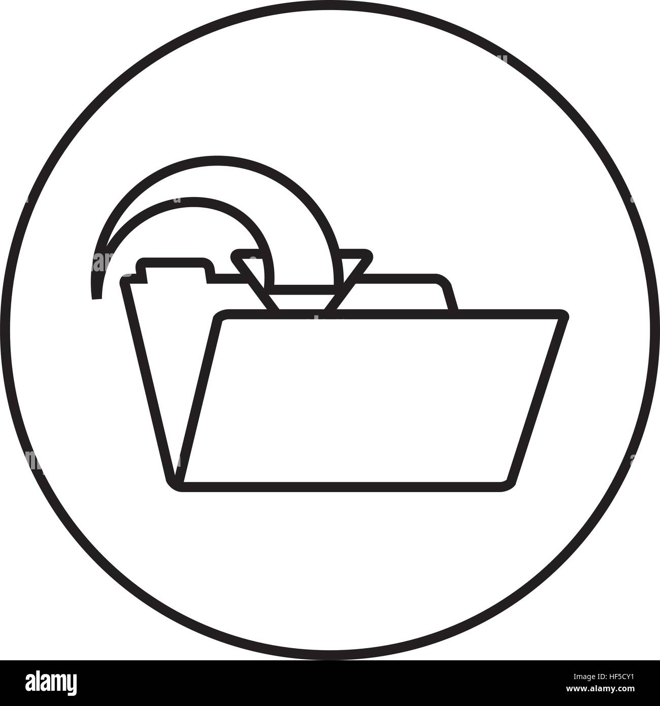 File icon. Folder document data archive and storage theme. Isolated design. Vector illustration ...