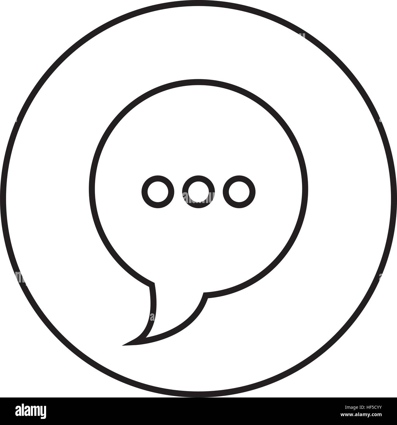 Bubble icon. Communication message discussion and conversation theme ...
