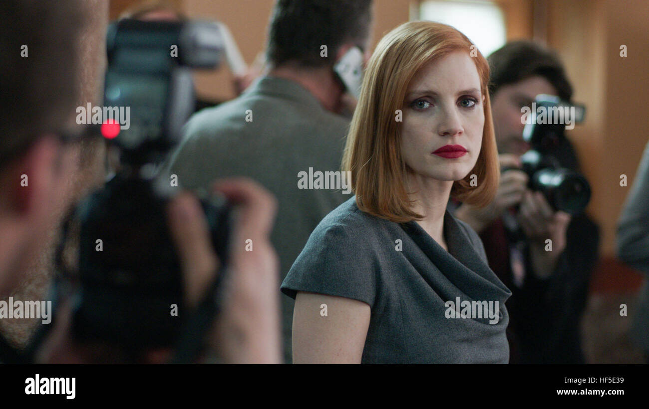 MISS SLOANE, Jessica Chastain, 2016. © EuropaCorp USA /Courtesy Everett ...