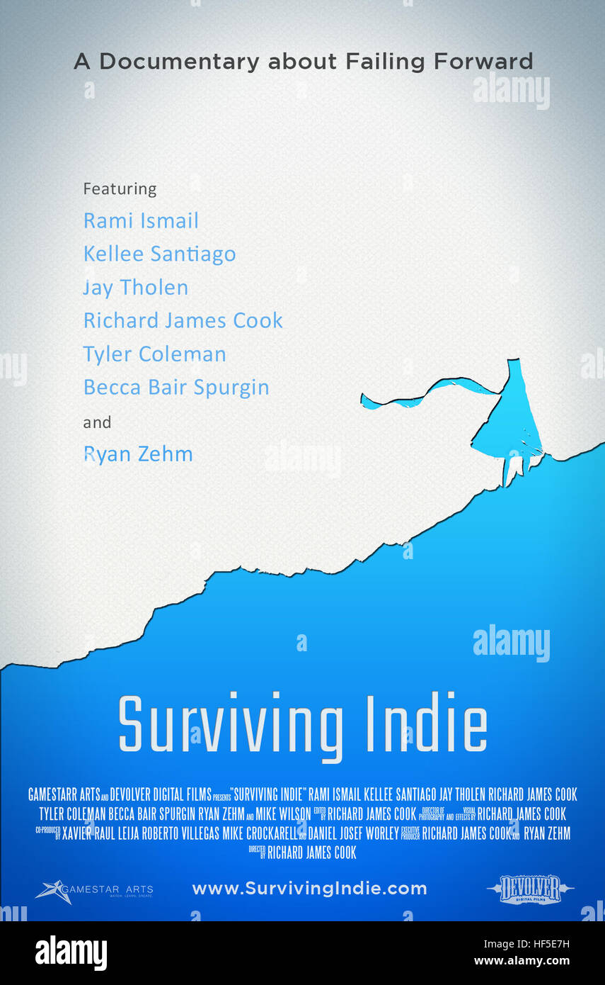 SURVIVING INDIE, US poster, 2016. © Devolver Digital Films /Courtesy ...