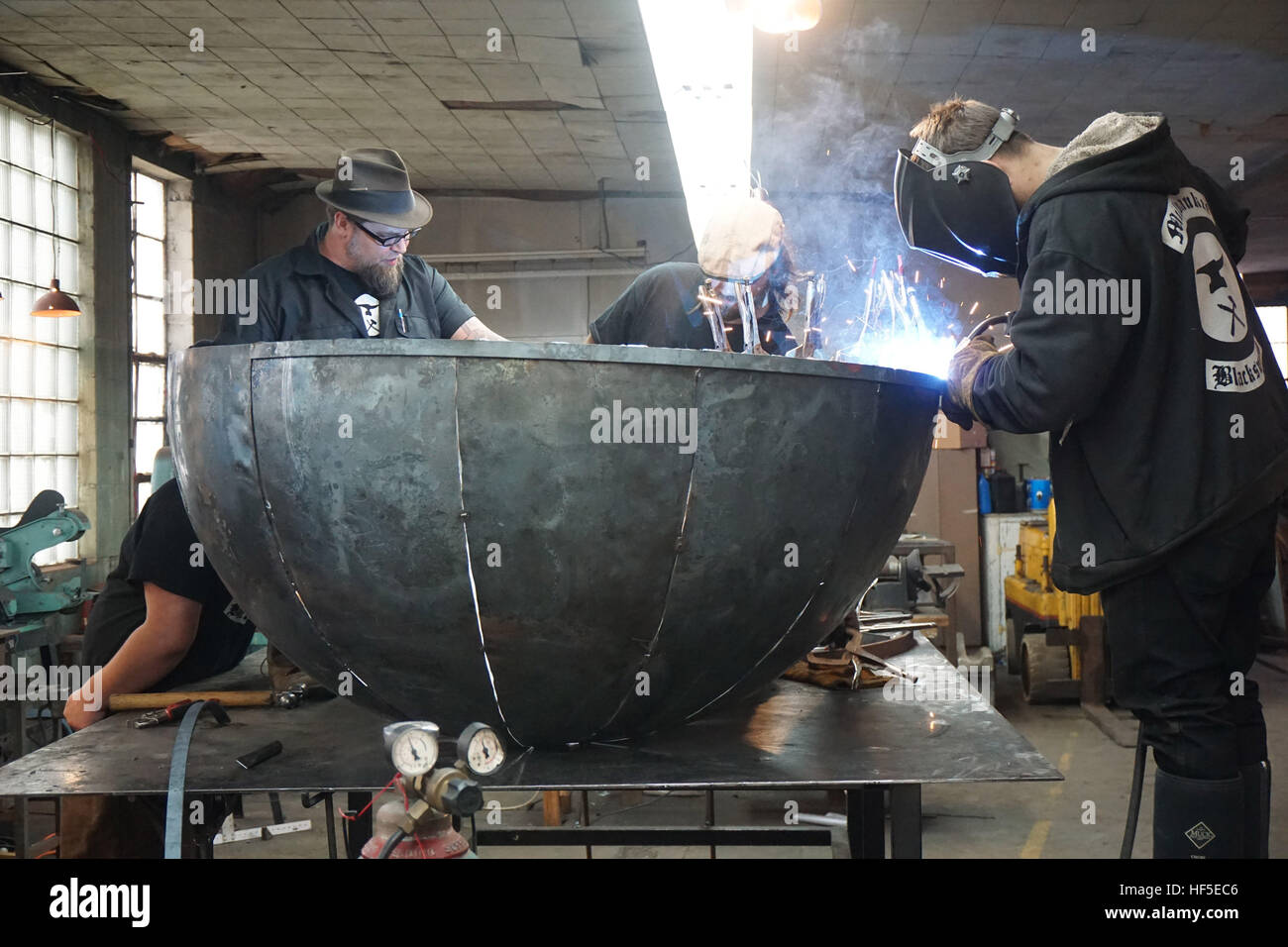 MILWAUKEE BLACKSMITH, Kent Knapp (left), 'The Forge Awakens', (Season 1 ...