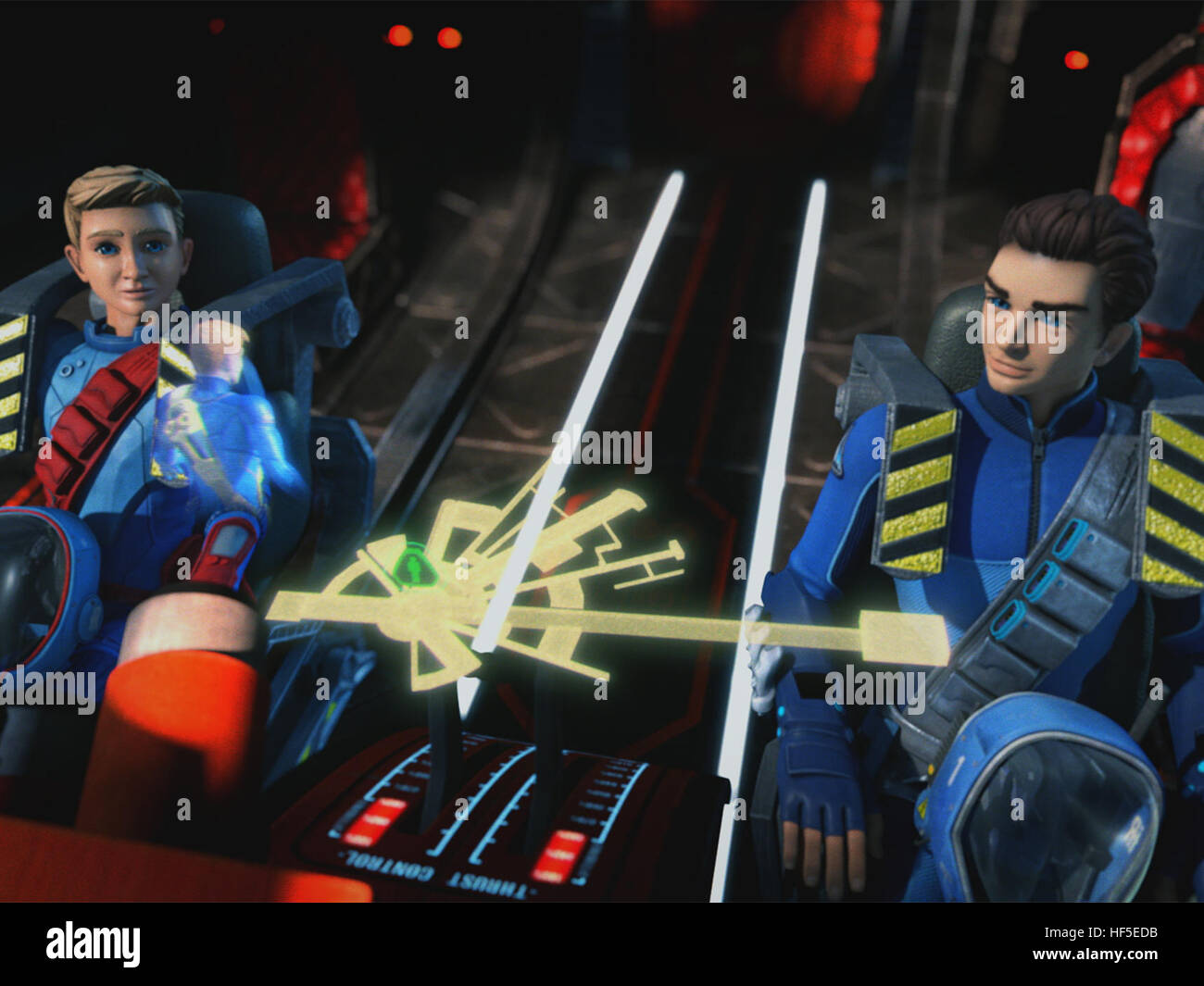 THUNDERBIRDS ARE GO, (from left): Alan Tracy, Scott Tracy, 'Relic ...