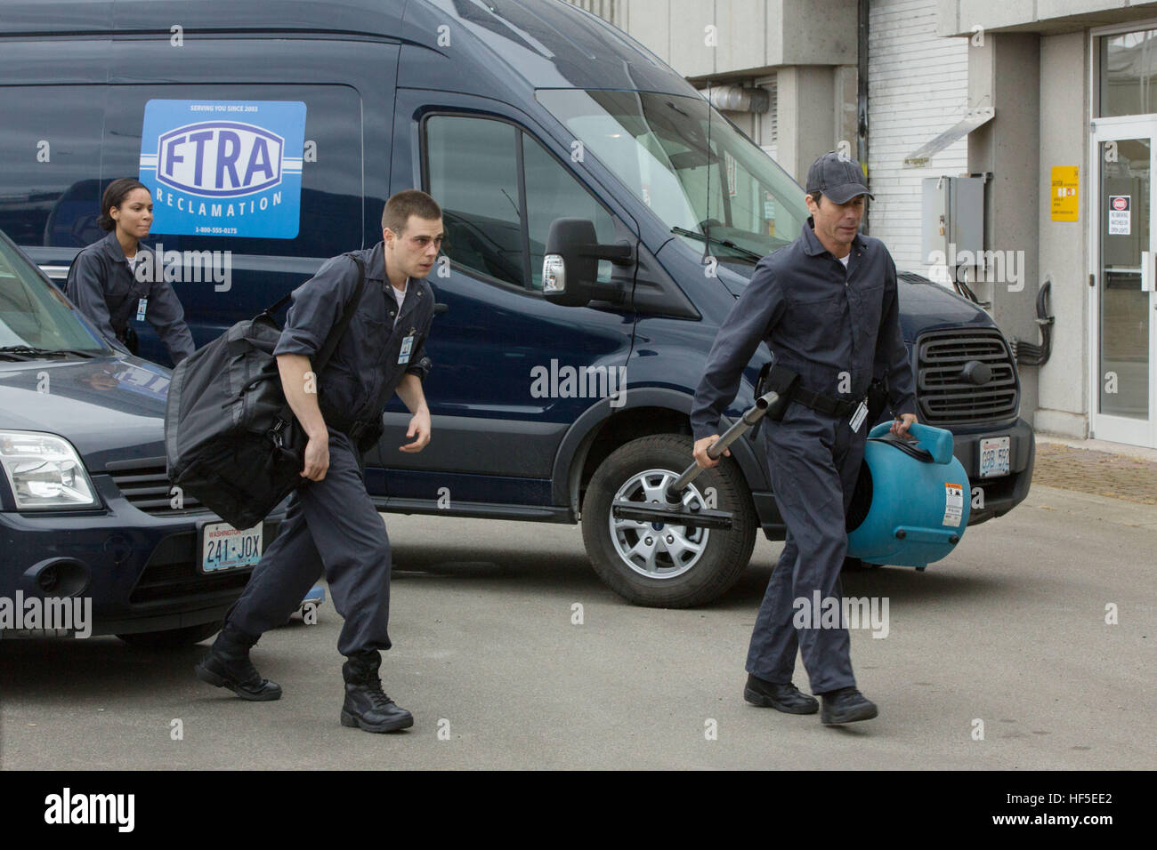 TRAVELERS, Jared Abrahamson (center), Eric McCormack (right), 'Protocol ...