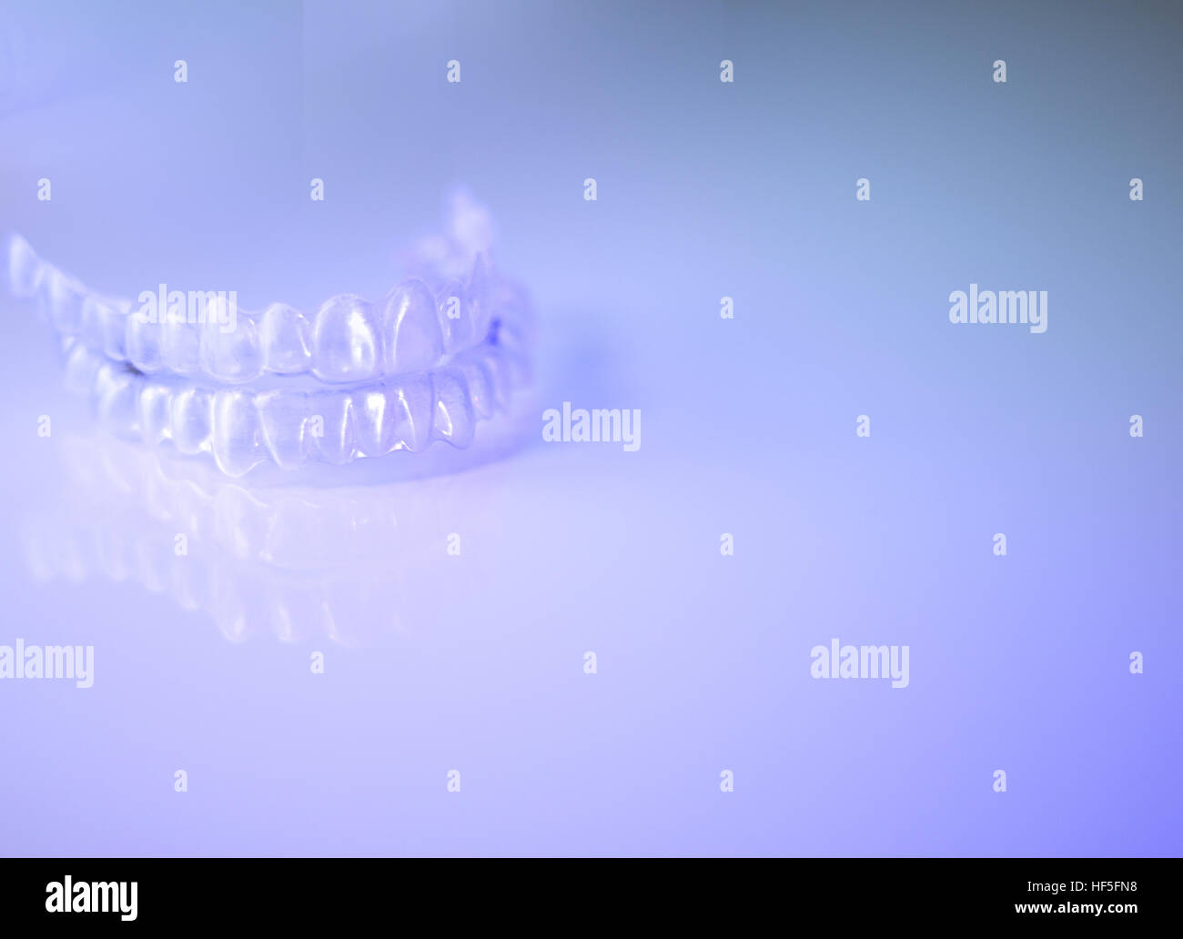 Denture plastic dental retainer hi-res stock photography and images - Alamy
