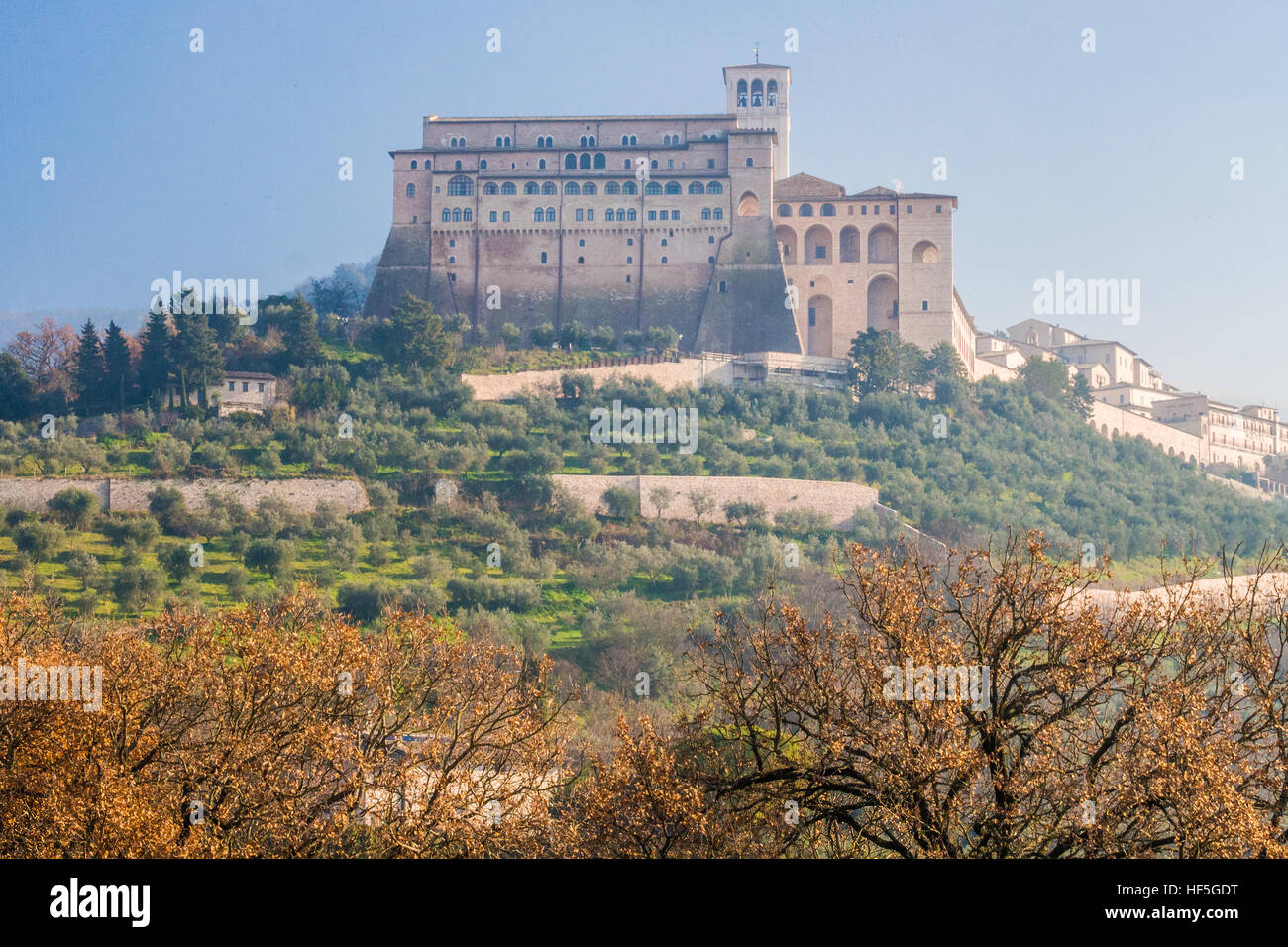 Basilica of St. Francis, Assisi, Perugia province, Umbria Region, Italy ...