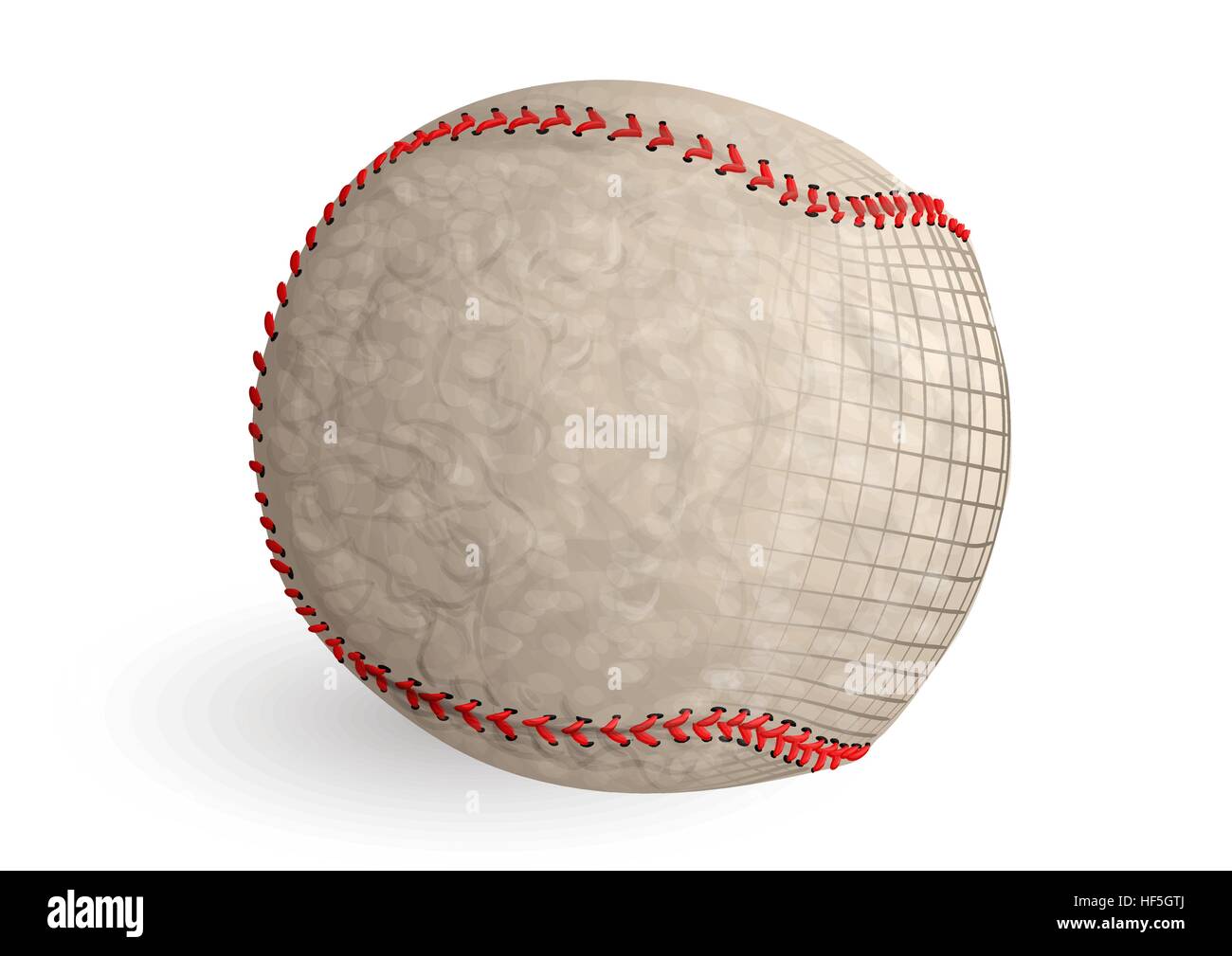 baseball abstract ball isolated on white background Stock Vector Image ...
