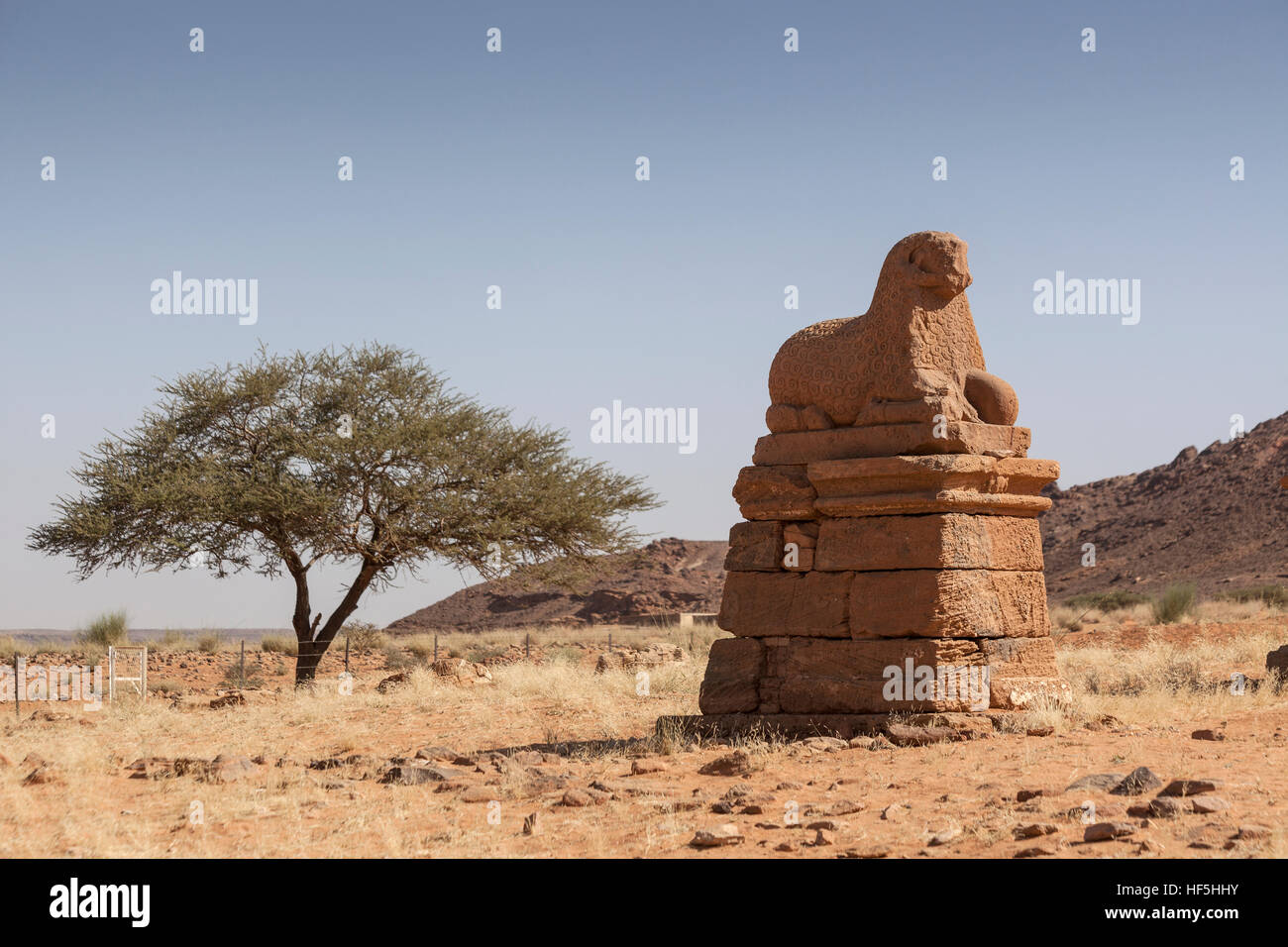 The Meroitic Temples of Naqa, Naqa, Sudan Stock Photo - Alamy