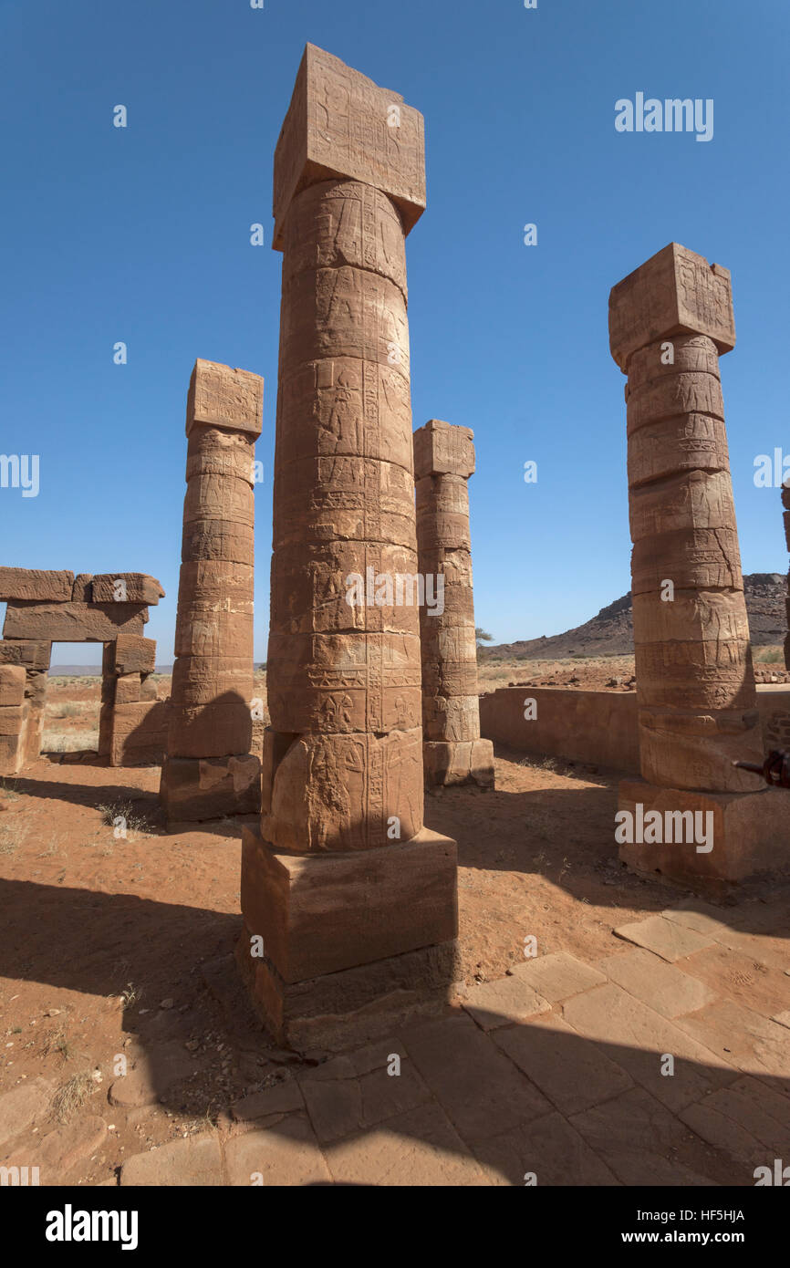 The Meroitic Temples of Naqa, Naqa, Sudan Stock Photo - Alamy