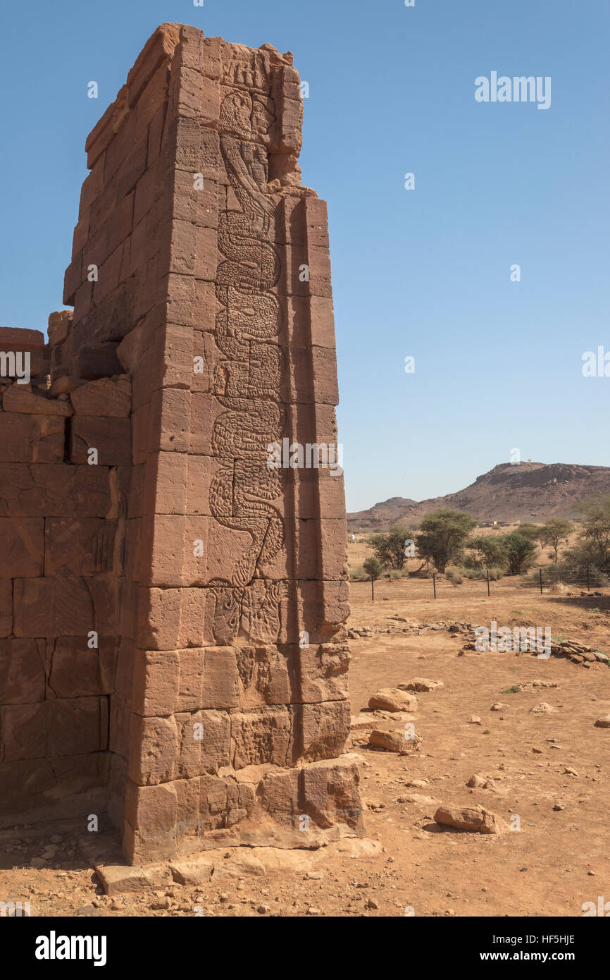 The Meroitic Temples of Naqa, Naqa, Sudan Stock Photo - Alamy