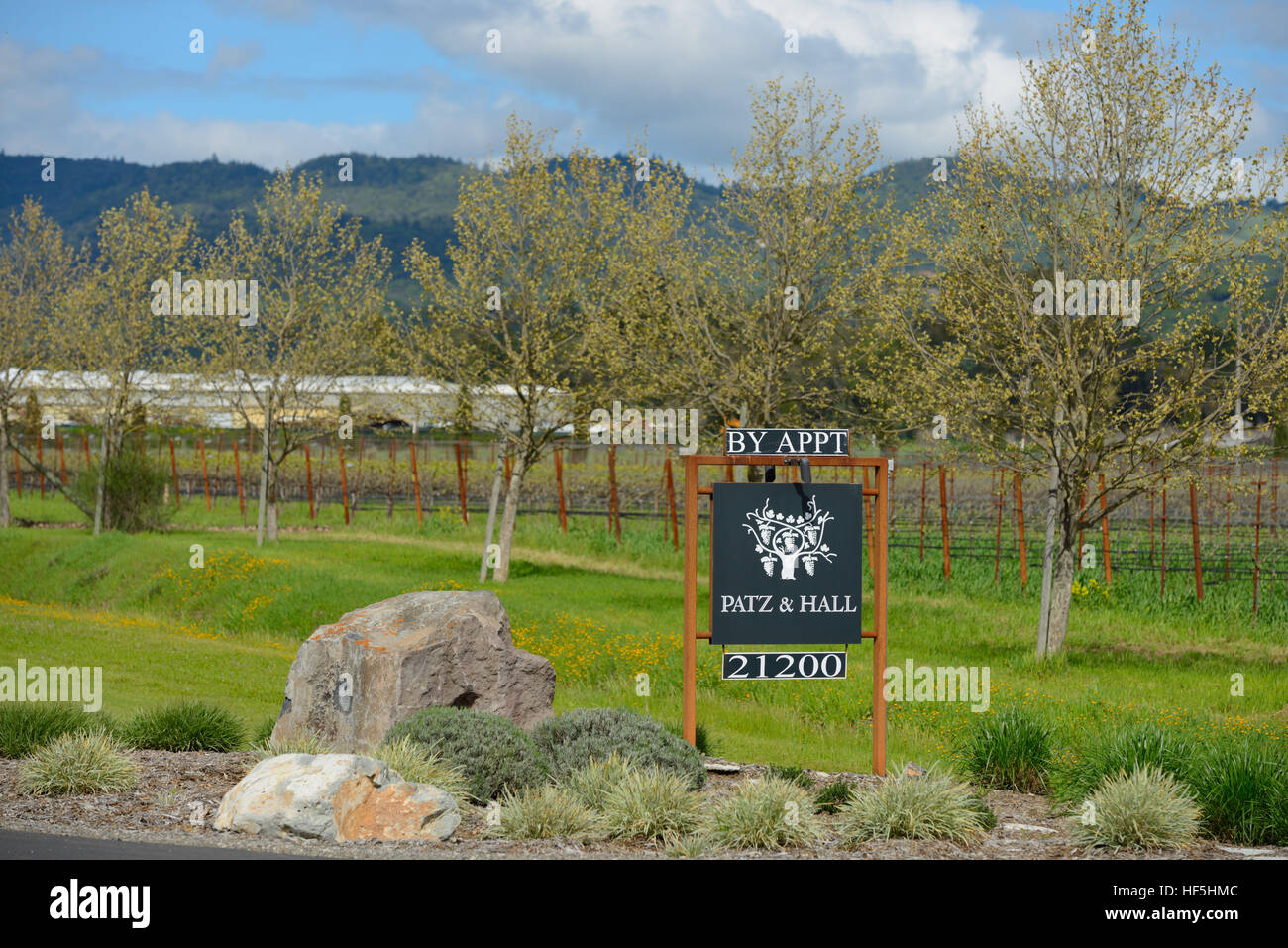 The Patz Hall winery, Sonoma CA Stock Photo - Alamy