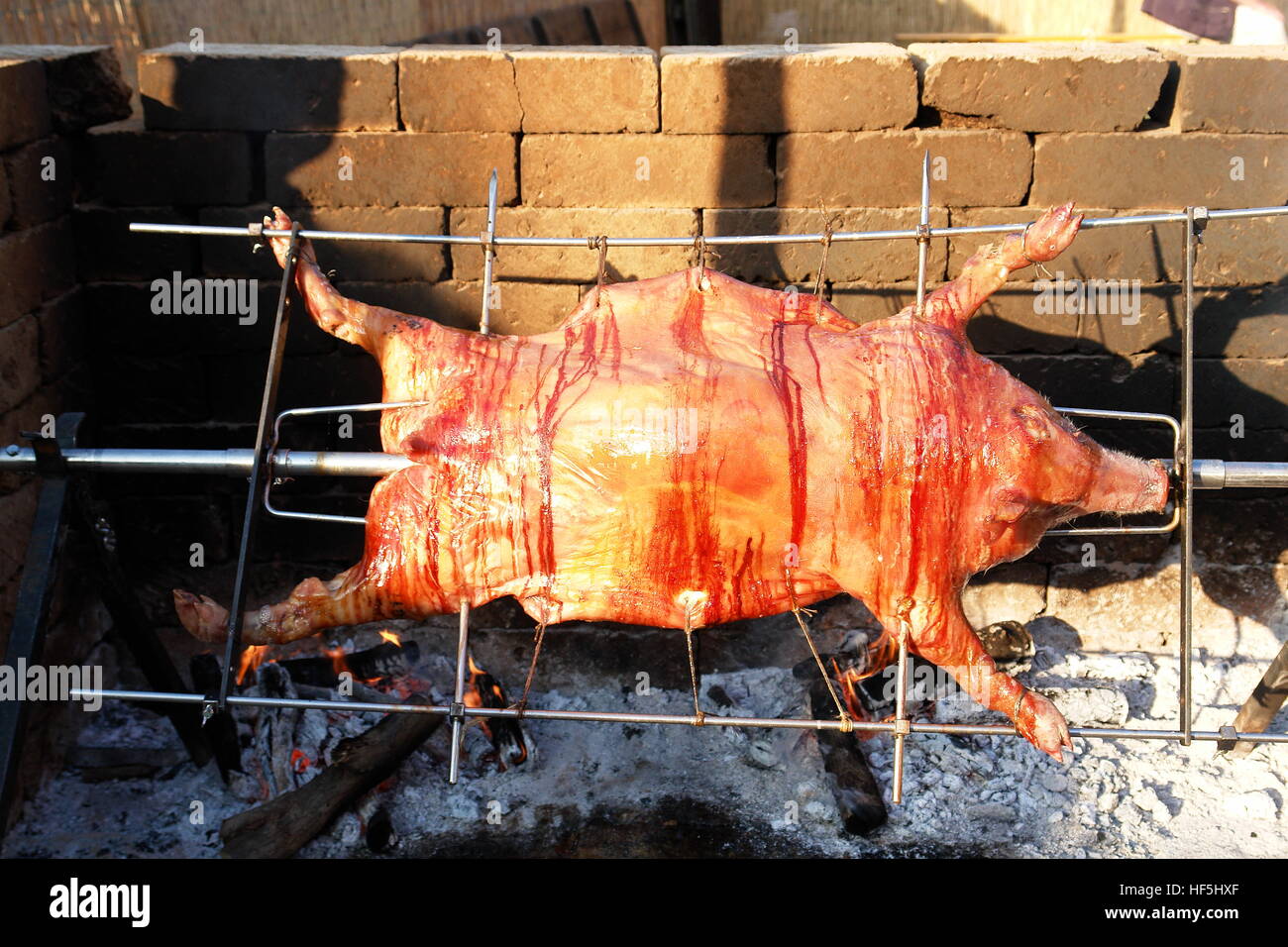 Turning roast hi-res stock photography and images - Alamy