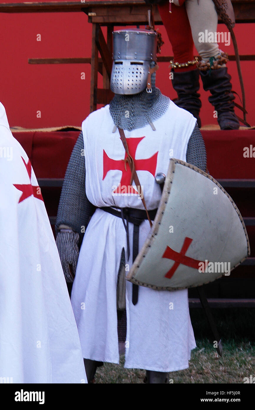 Knights Templar Battle in Canossa, Reggio Emilia, Italy Stock Photo - Alamy