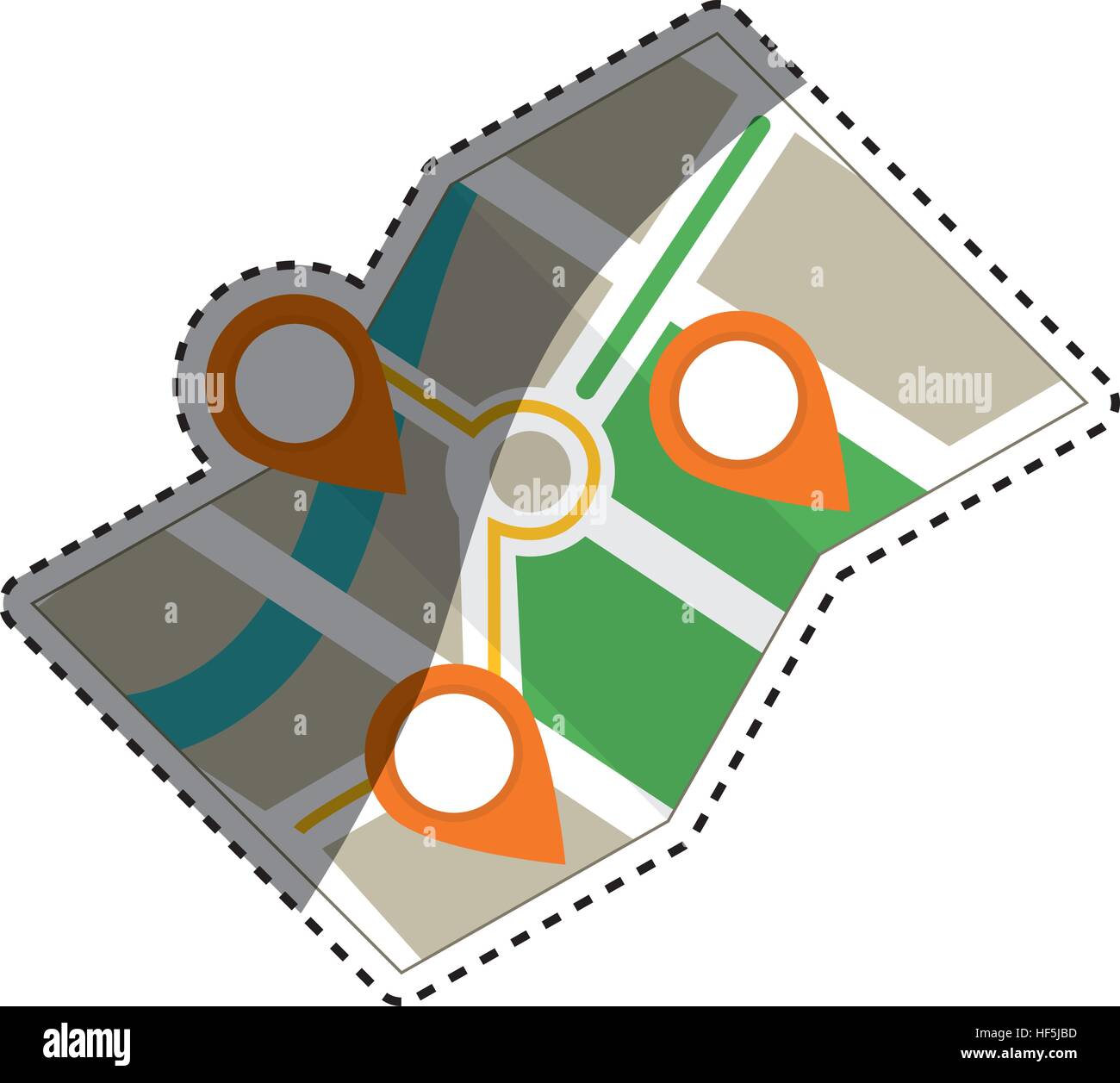 City location map icon vector illustration graphic design Stock Vector ...