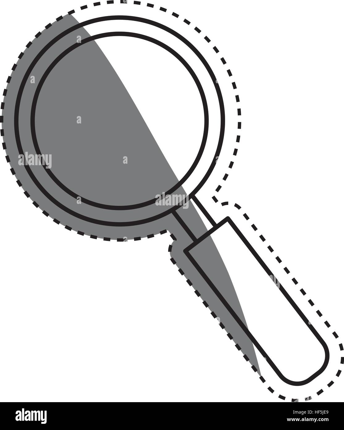 Magnifying glass lupe Stock Vector Image & Art - Alamy