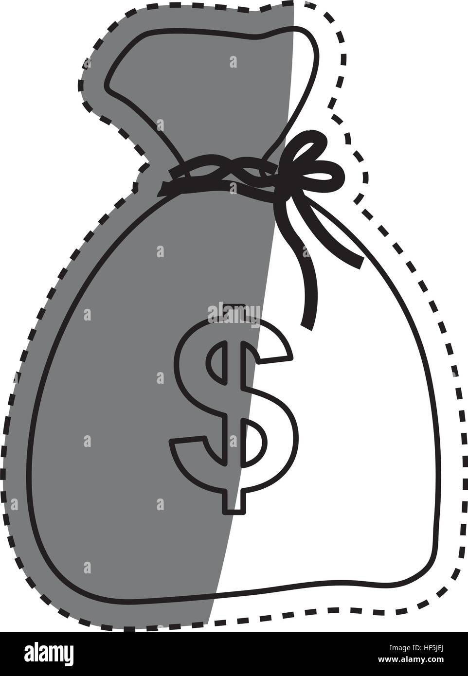 Bag of money Stock Vector Image & Art - Alamy