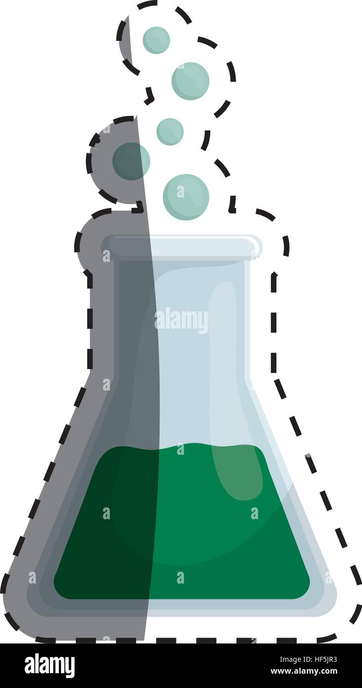 Flask chemistry lab Stock Vector Image & Art - Alamy